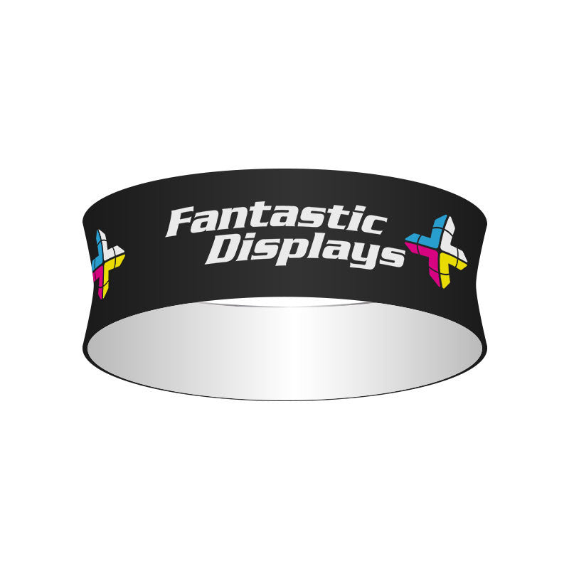 8ft. Circular Hanging Banner - Trade Show Booth Overhead Display Sign ...