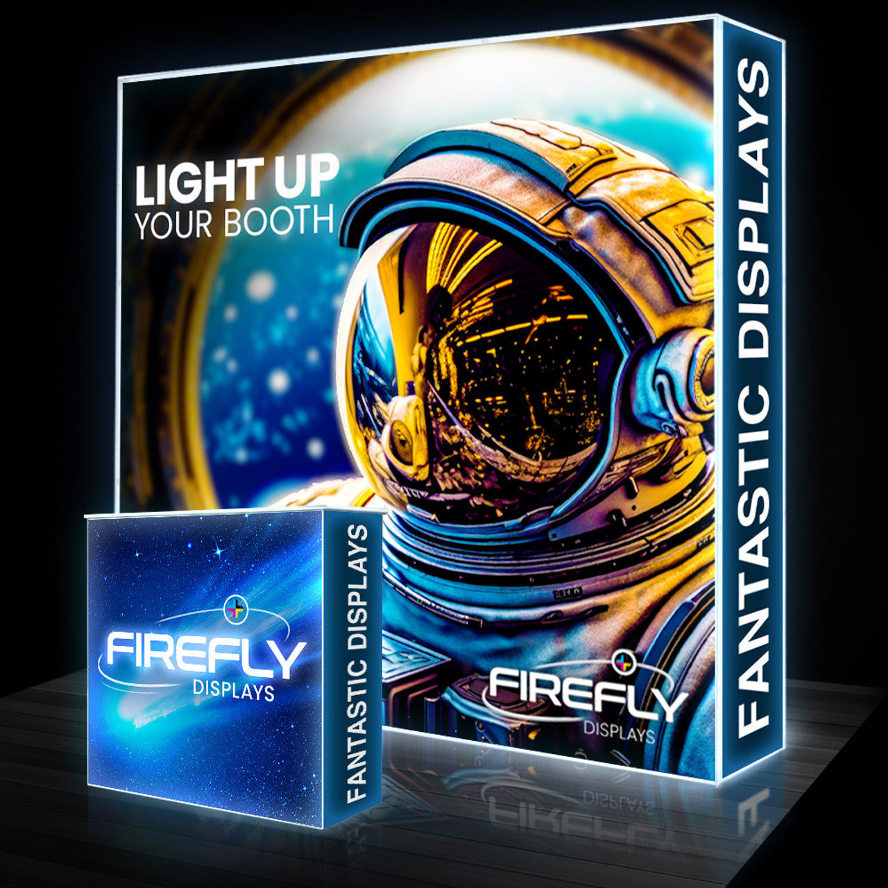 10x10ft. Firefly Backlit Trade Show Display – Fantastic Displays