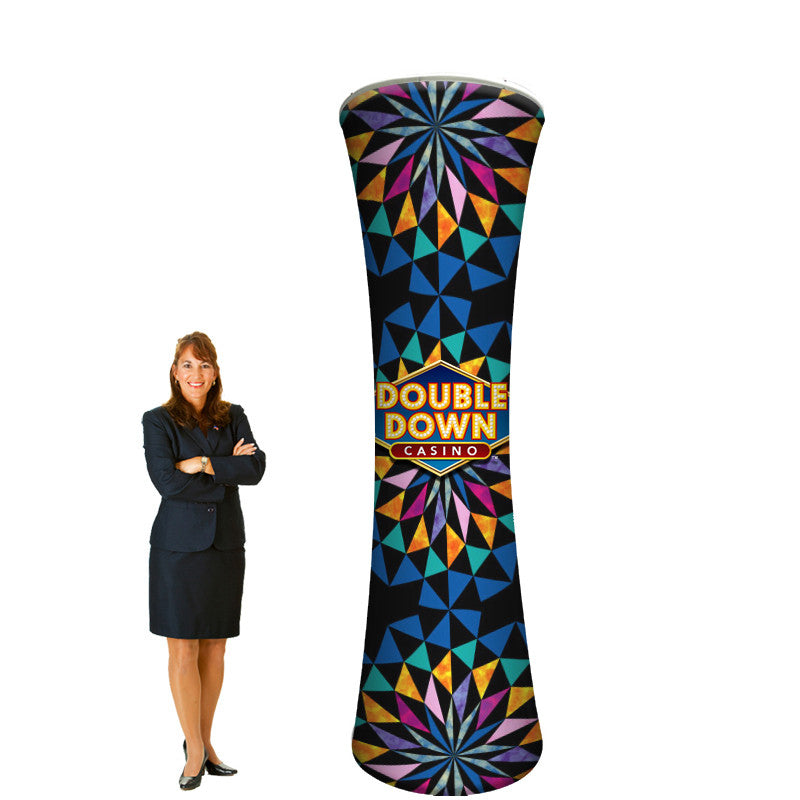 10' Trade Show Display Tower - Branded Column – Fantastic Displays